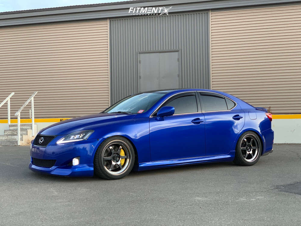 2006 Lexus IS350 Base with 18x9 Cosmis Racing XT-006R and Federal ...