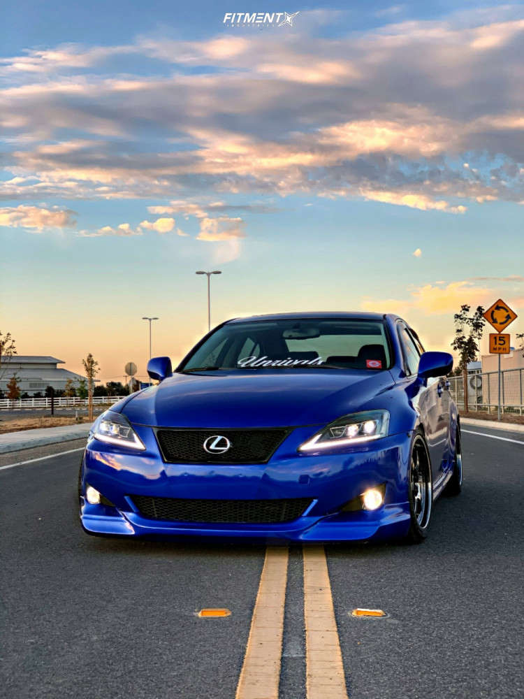 2006 Lexus IS350 Base with 18x9 Cosmis Racing XT-006R and Federal ...