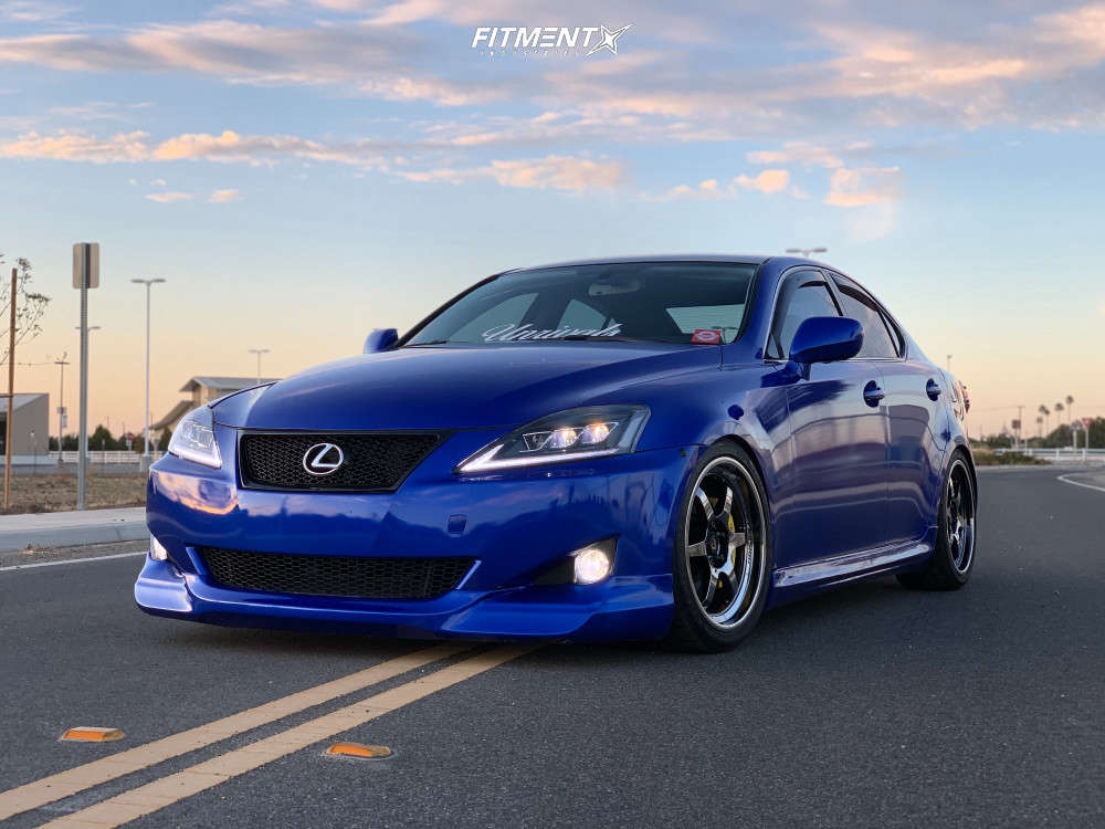 2006 Lexus IS350 Base with 18x9 Cosmis Racing XT-006R and Federal ...