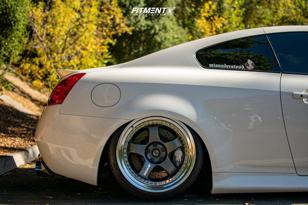 2014 INFINITI Q60 Sport with 19x9.5 Work Meister S1 3P and Hankook ...