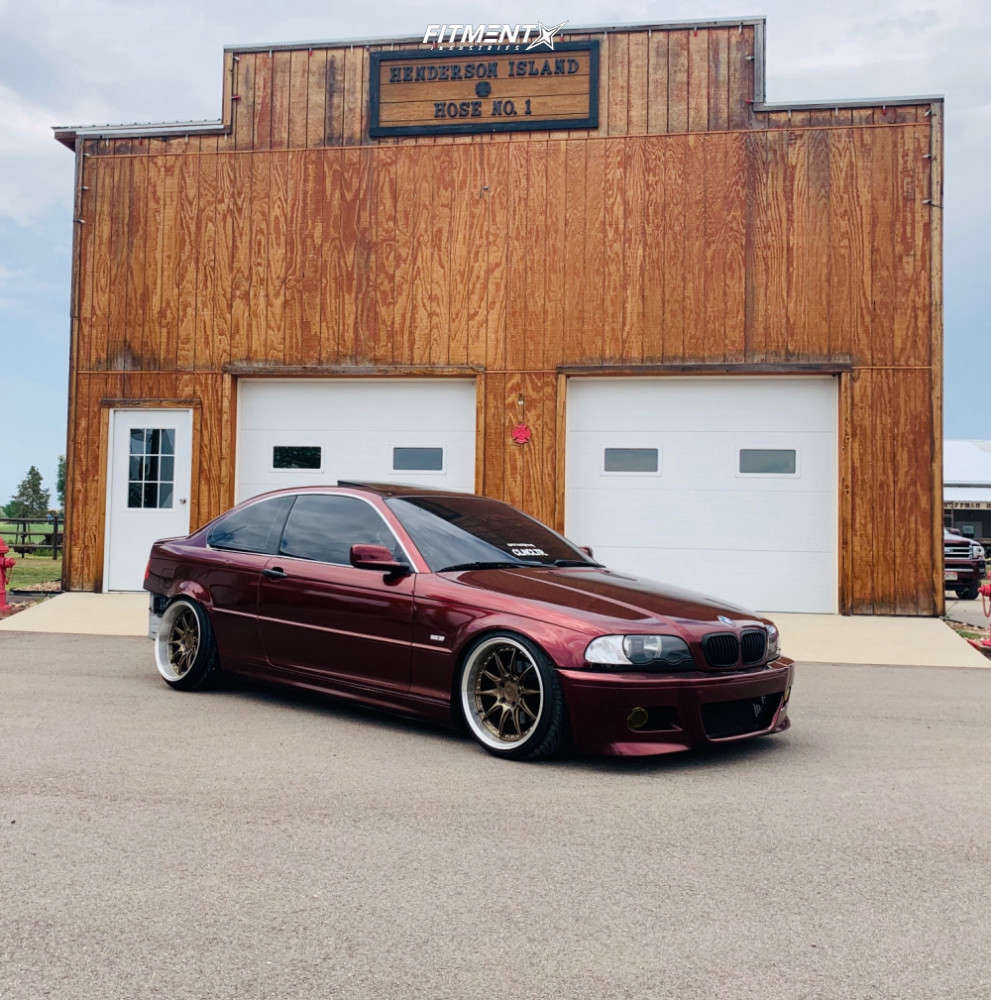 2000 BMW 3 Series Base with 18x9.5 Aodhan Ds07 and Federal 215x35 on ...