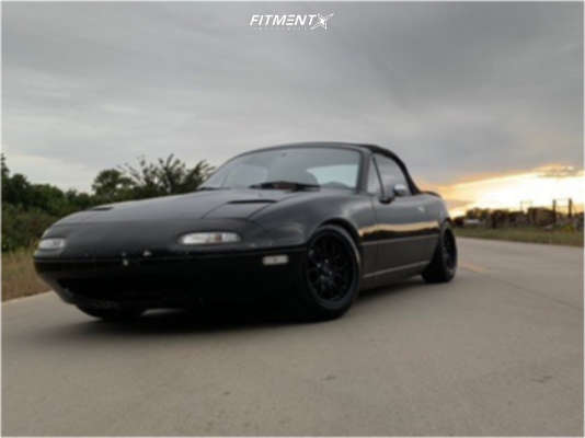 1996 Mazda Miata Base with 16x8 949 Racing 6UL and Bridgestone 205x45 ...