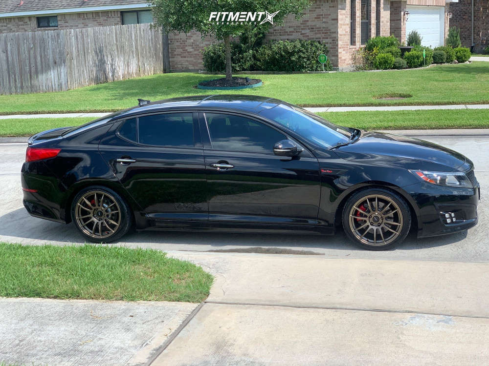 2015 Kia Optima SX Turbo with 18x8 AVID1 AV20 and Nitto 225x40 on ...