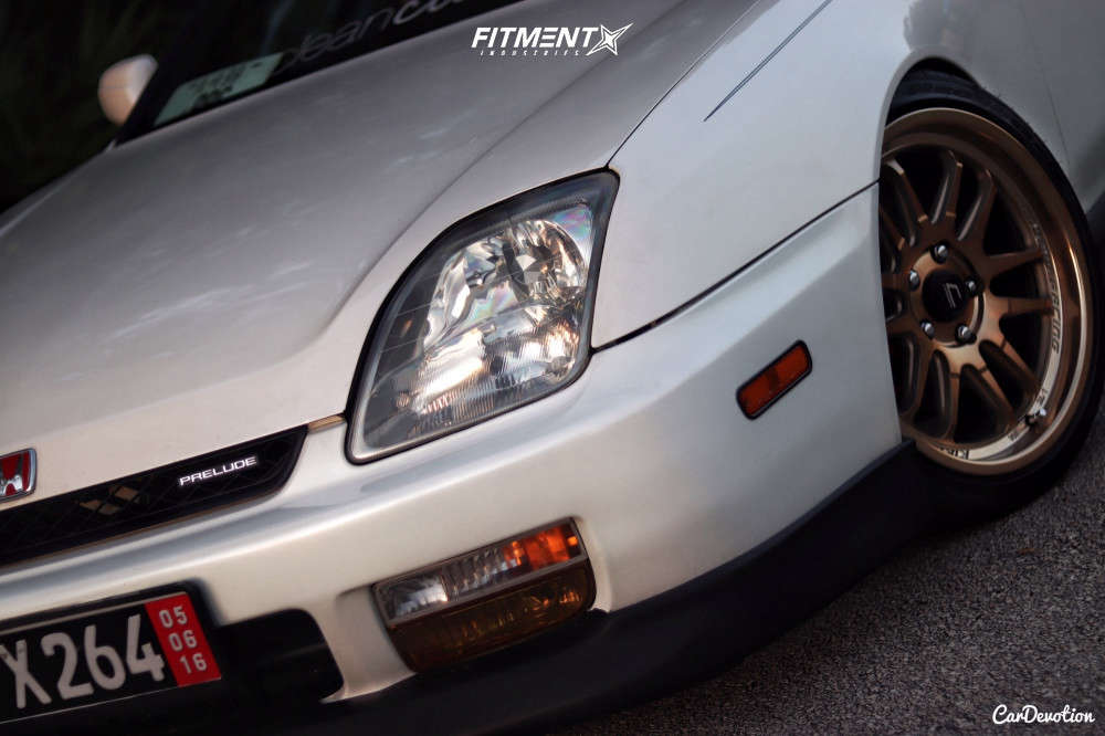 1999 Honda Prelude Base with 17x8 Cosmis Racing XT-206R and Nitto ...