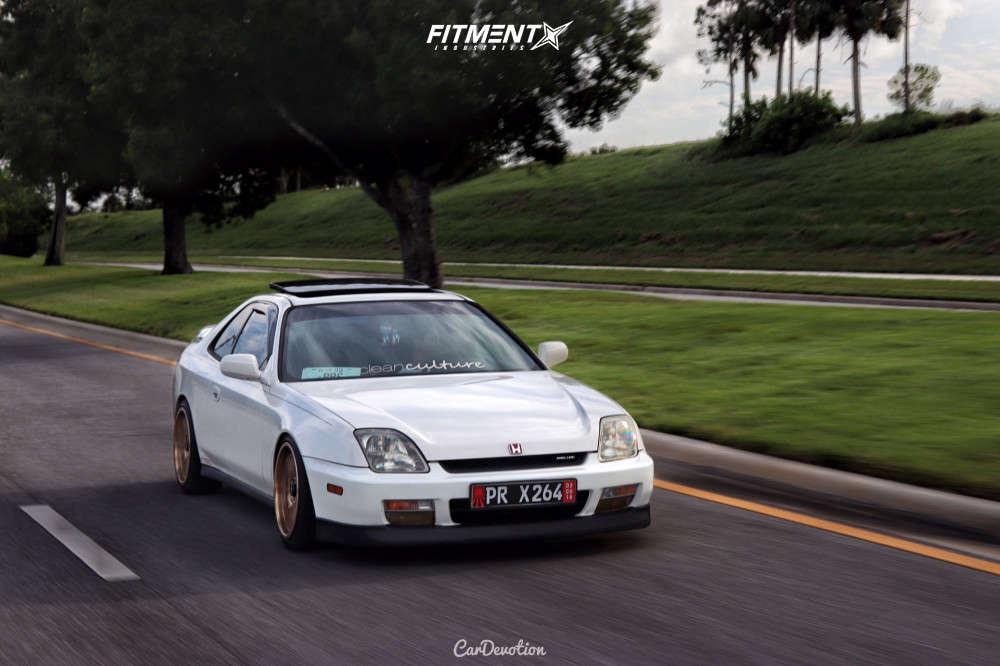 1999 Honda Prelude Base with 17x8 Cosmis Racing XT-206R and Nitto ...