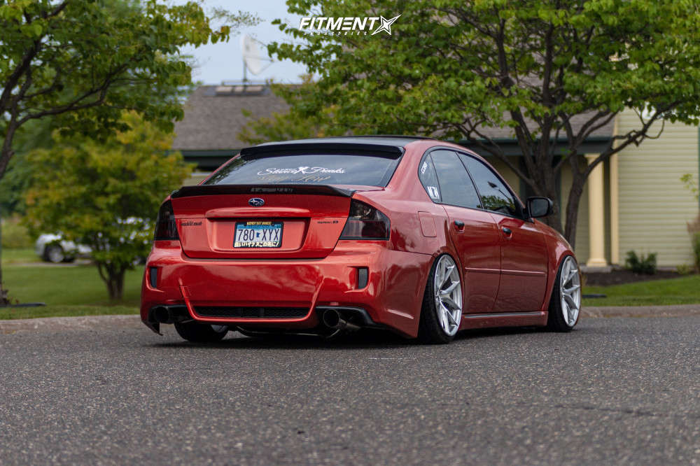 2007 Subaru Legacy GT spec.B with 18x9 Aodhan Ls007 and Nankang 215x35 ...