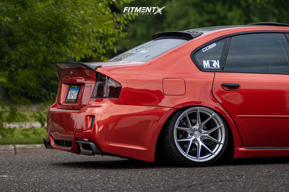 2007 Subaru Legacy GT spec.B with 18x9 Aodhan Ls007 and Nankang 215x35 ...