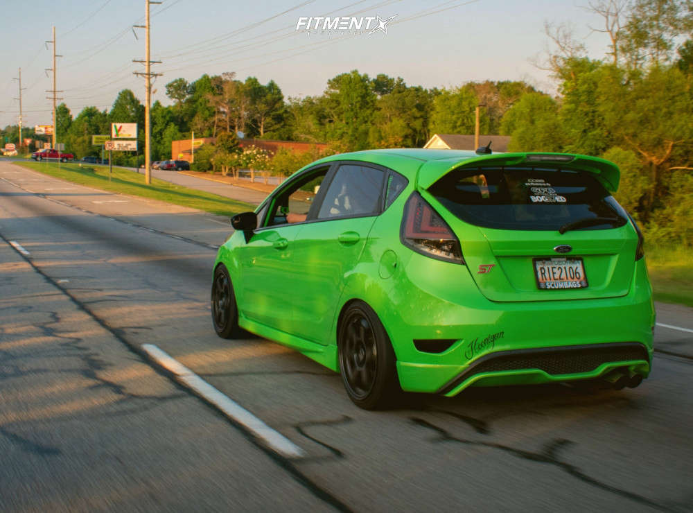 2016 Ford Fiesta ST with 17x8 Rota Grid and Firestone 205x40 on ...