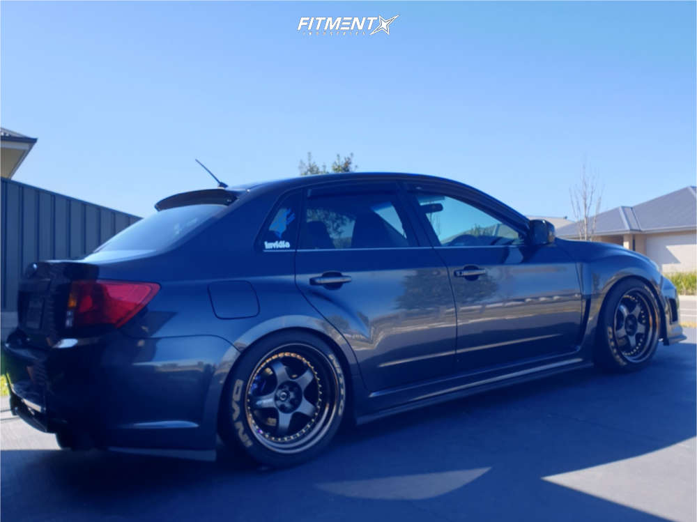 2011 Subaru WRX Base with 18x10 Work Meister S1 3p and Nitto 235x45 on ...