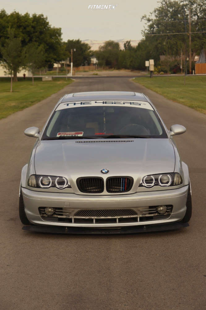 2002 BMW 330Ci Base with 18x8.5 TSW Circuit and Nitto 215x35 on ...