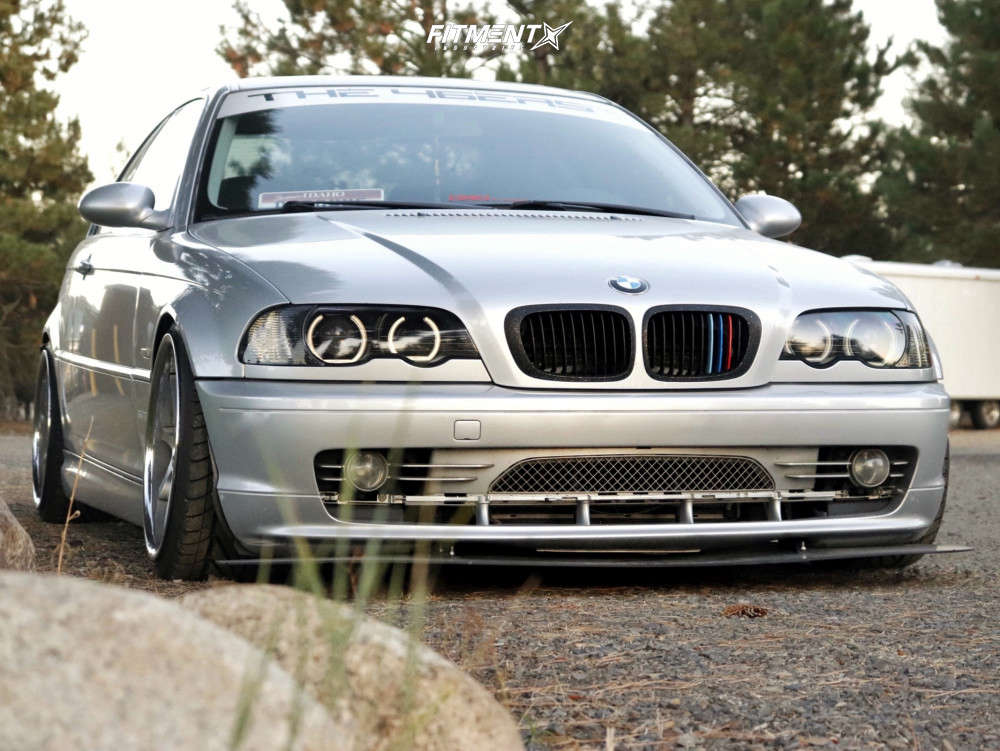 2002 BMW 330Ci Base with 18x8.5 TSW Circuit and Nitto 215x35 on ...