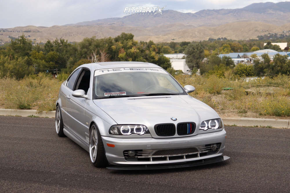2002 BMW 330Ci Base with 18x8.5 TSW Circuit and Nitto 215x35 on ...