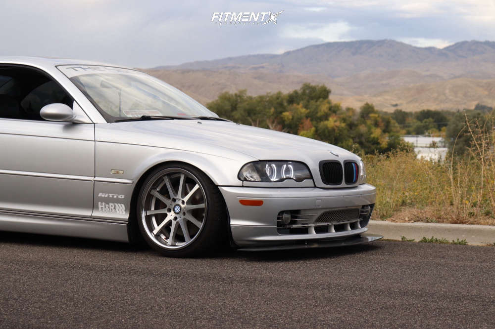 2002 BMW 330Ci Base with 18x8.5 TSW Circuit and Nitto 215x35 on ...