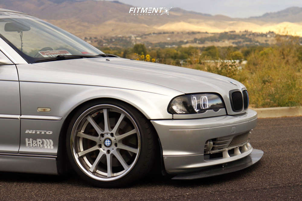2002 BMW 330Ci Base with 18x8.5 TSW Circuit and Nitto 215x35 on ...