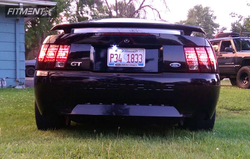 2002 Ford Mustang GT with 17x9 Mach 1 152 and Goodyear 275x40 on ...