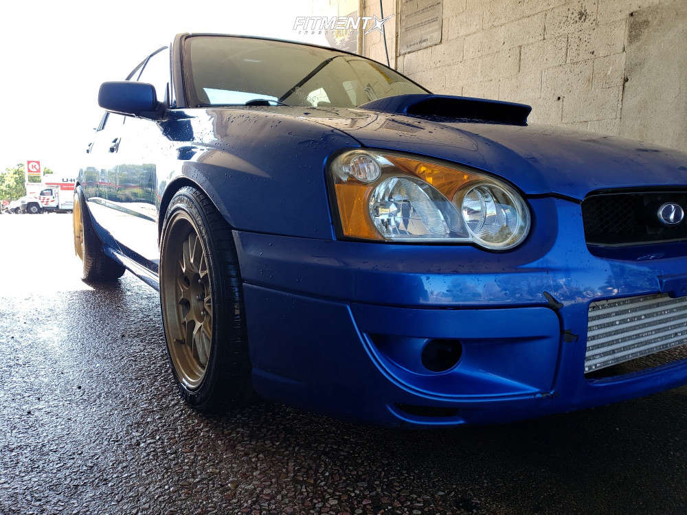 2004 Subaru Impreza WRX with 18x10 Rota Mxr and Kenda 255x40 on ...