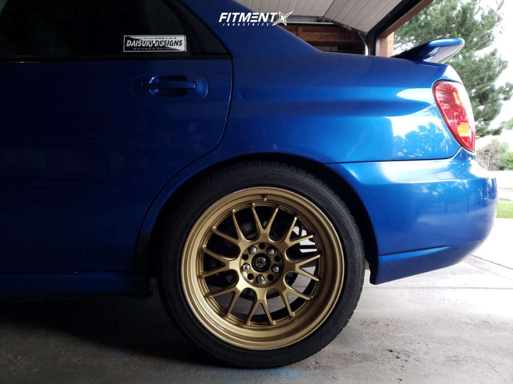2004 Subaru Impreza WRX with 18x10 Rota Mxr and Kenda 255x40 on ...