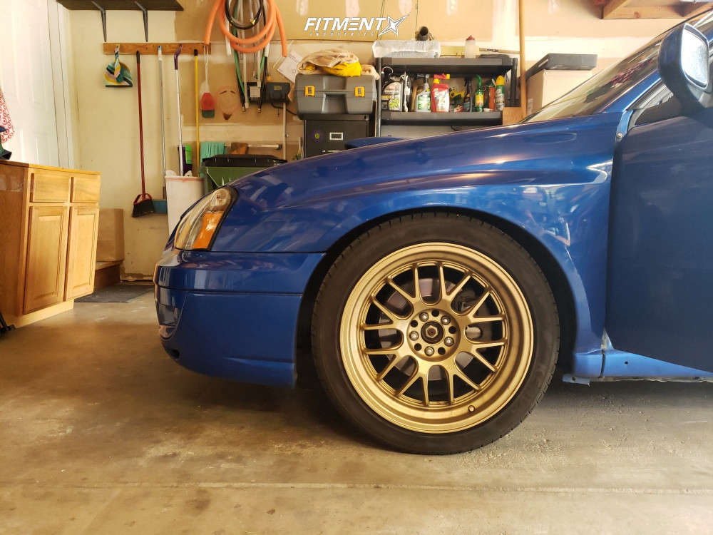 2004 Subaru Impreza WRX with 18x10 Rota Mxr and Kenda 255x40 on ...