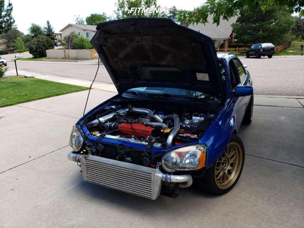 2004 Subaru Impreza WRX with 18x10 Rota Mxr and Kenda 255x40 on ...