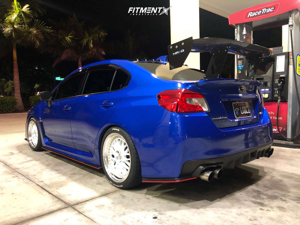 2018 Subaru WRX Limited with 18x8.5 ESR Sr01 and Toyo Tires 235x40 on ...