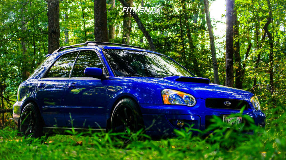 2004 Subaru WRX Base with 17x9.5 MST Mt01 and Ohtsu 245x45 on Coilovers | 815138 | Fitment ...