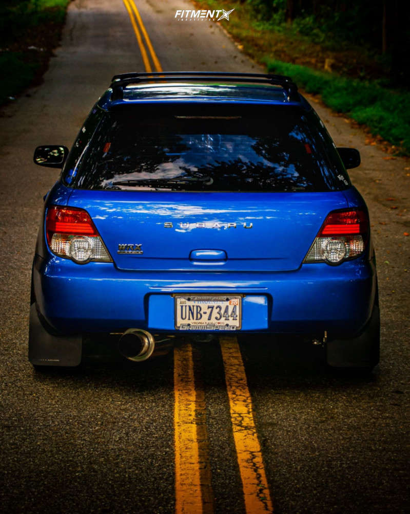 2004 Subaru WRX Base with 17x9.5 MST Mt01 and Ohtsu 245x45 on Coilovers | 815138 | Fitment ...