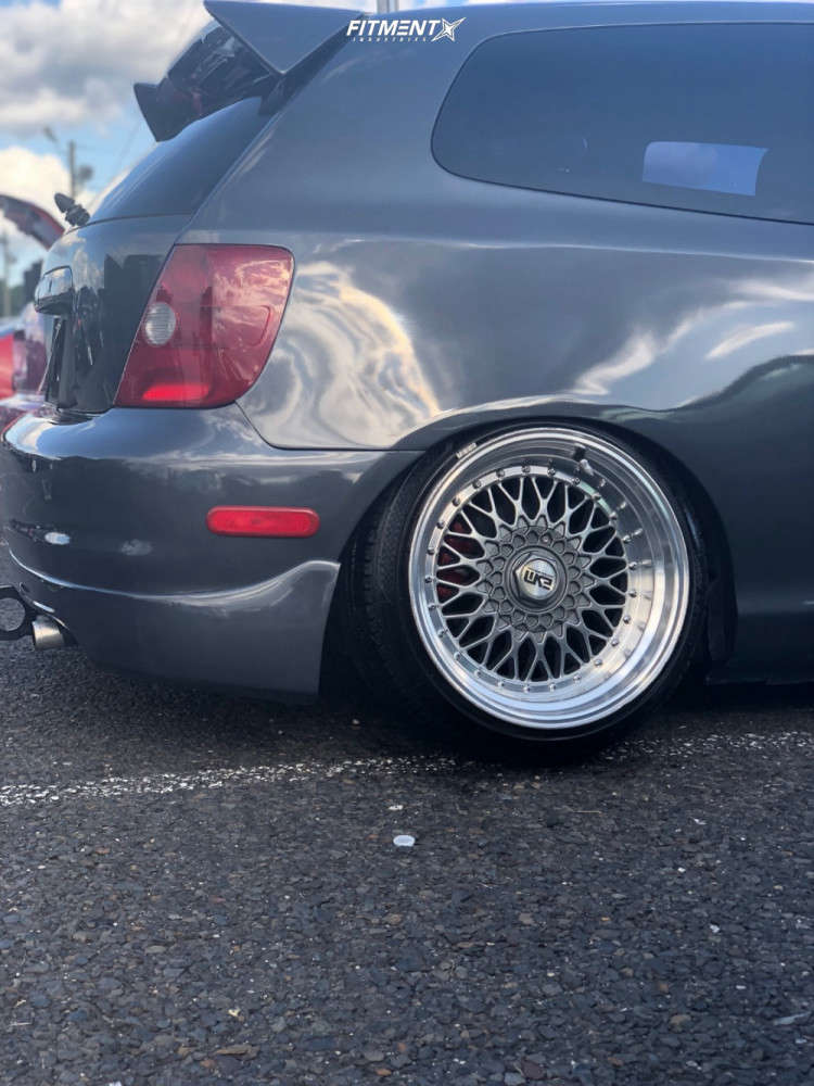 2002 Honda Civic Si with 17x10 ESM 002r and Nankang 215x40 on Coilovers ...