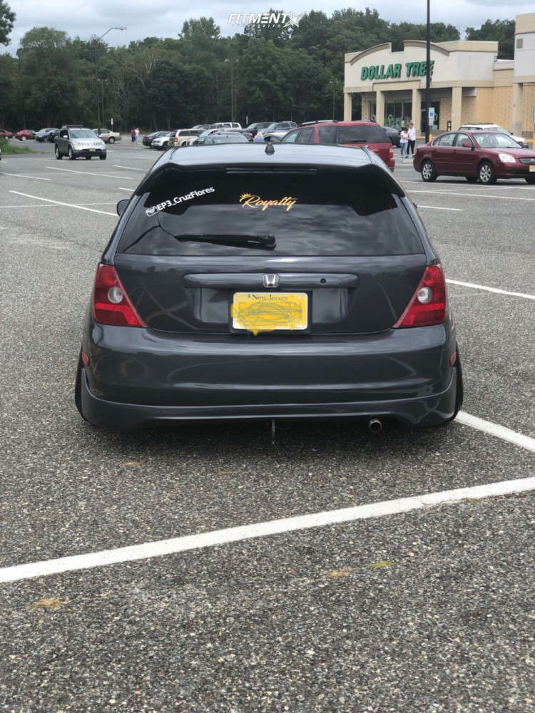 2002 Honda Civic Si with 17x10 ESM 002r and Nankang 215x40 on Coilovers ...