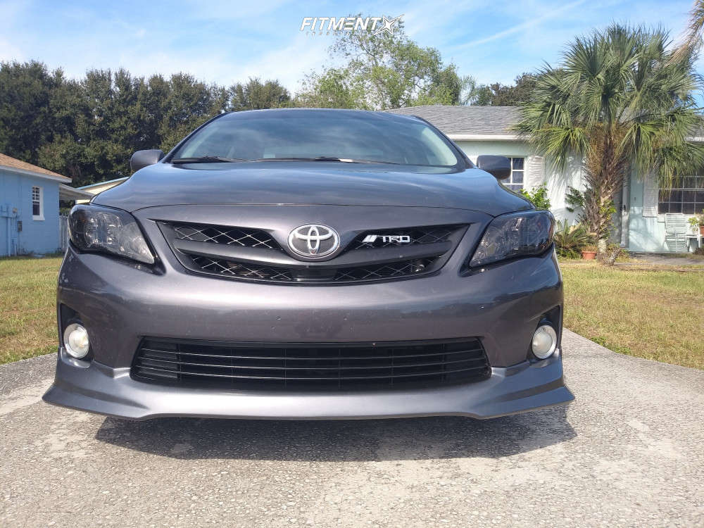 2013 Toyota Corolla S with 19x8 Petrol P0a and Achilles 235x35 on ...