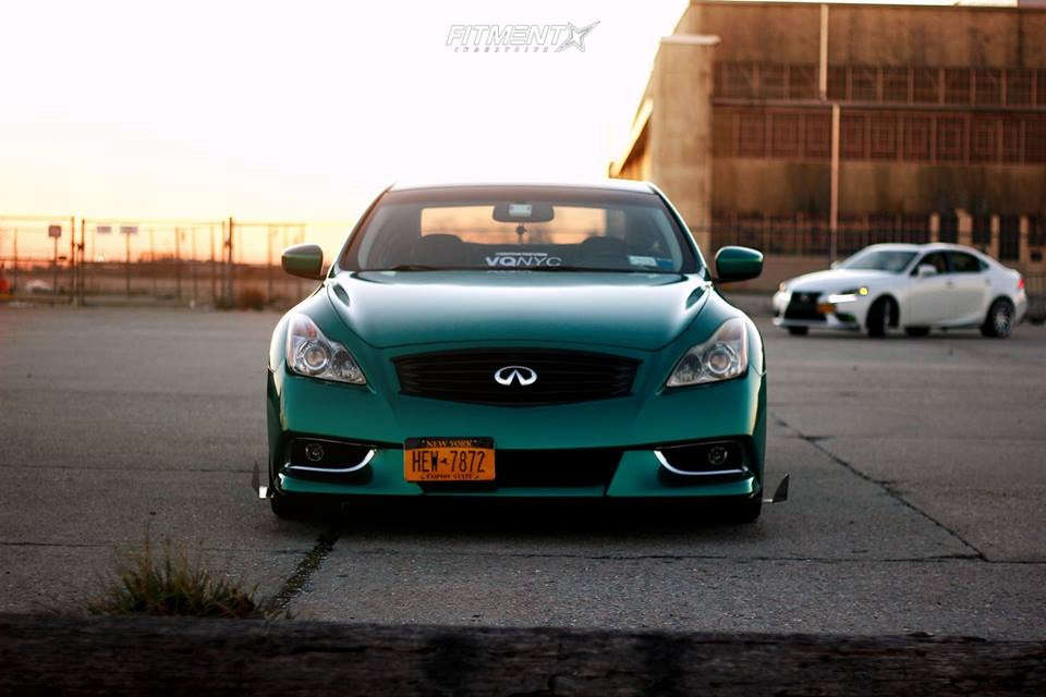2008 INFINITI G37 Sport with 19x8.5 Vossen Cvt and General 245x40 on ...