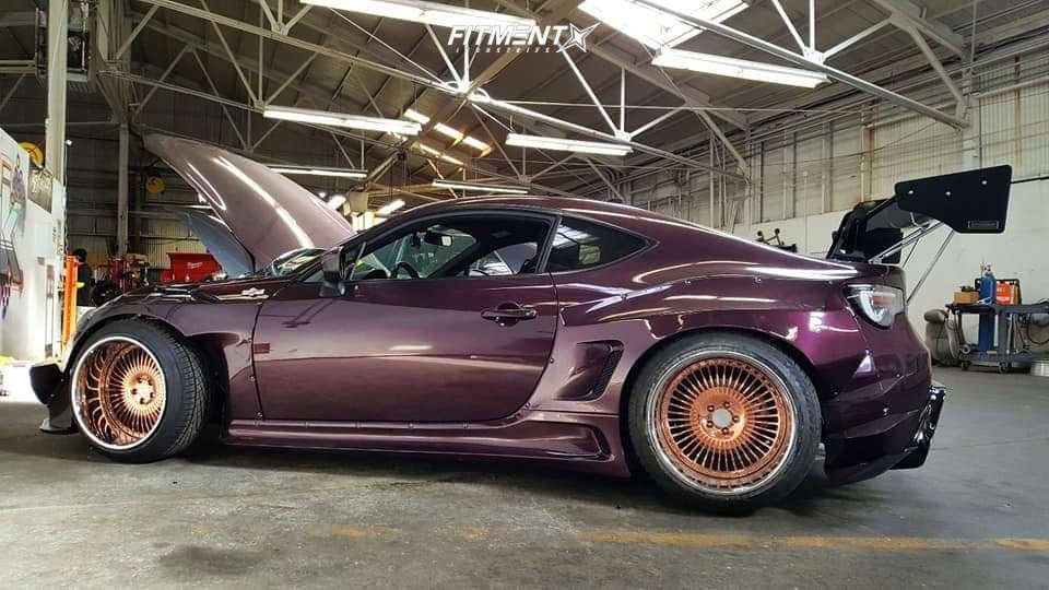 2016 Scion FR-S Base with 18x10 Heritage Sendai and Continental 245x40 ...