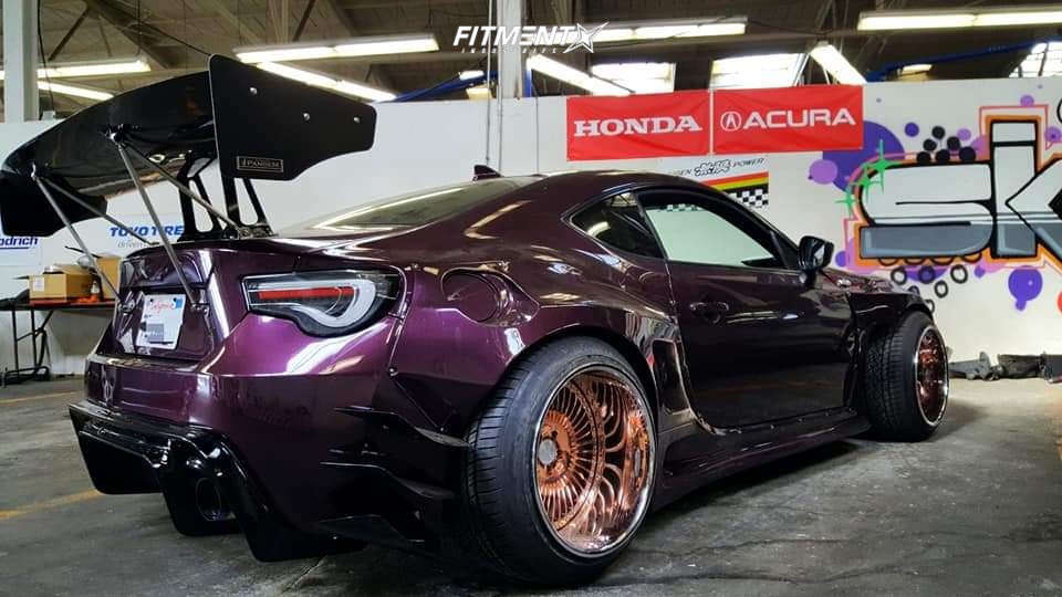 2016 Scion FR-S Base with 18x10 Heritage Sendai and Continental 245x40 ...