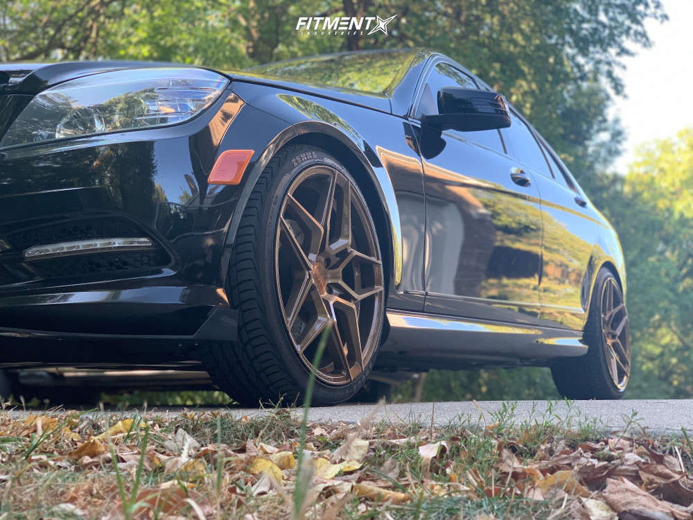 2011 Mercedes-Benz C300 4Matic Luxury with 19x8.5 Rohana Rfx11 and ...