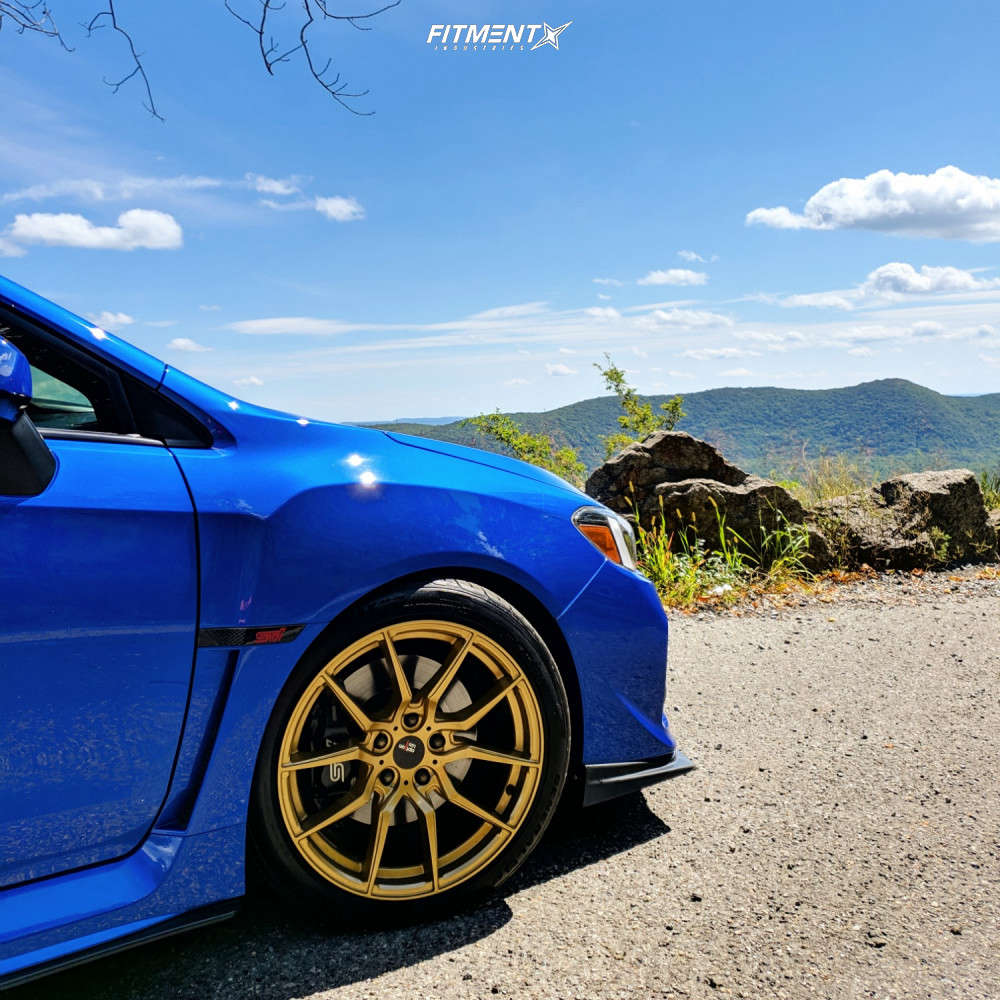2017 Subaru WRX STI Base with 18x9.5 Option Lab R716 and General 245x40 ...