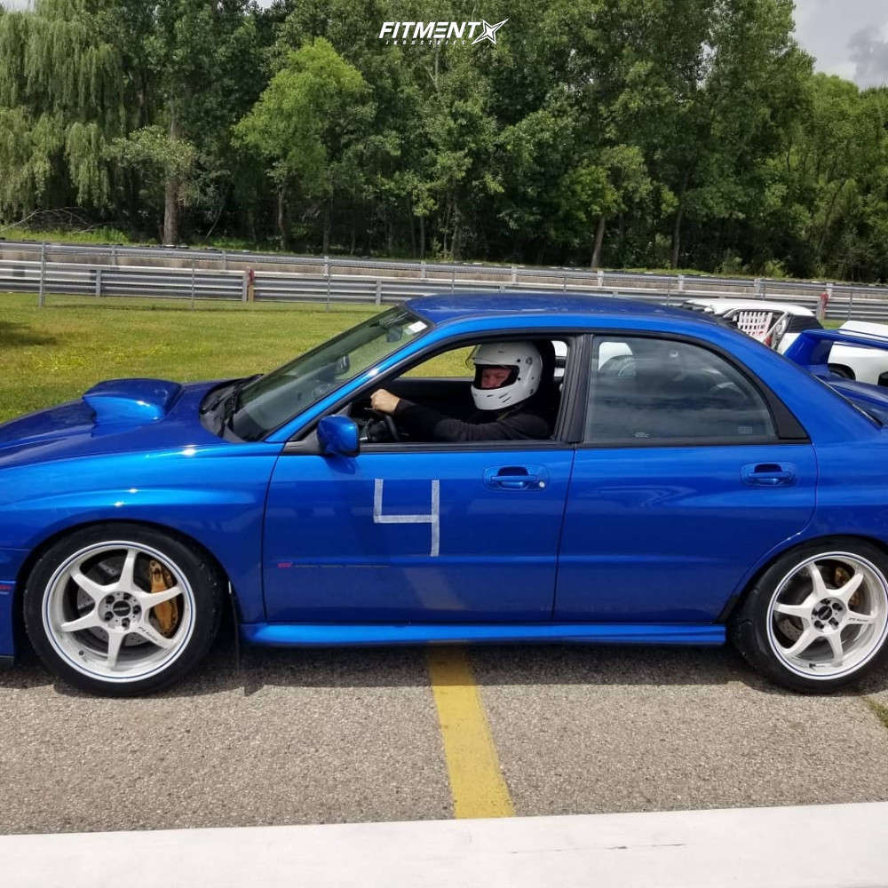 2004 Subaru WRX STI Base with 18x8.5 Buddy Club P1 Sf and Hankook ...