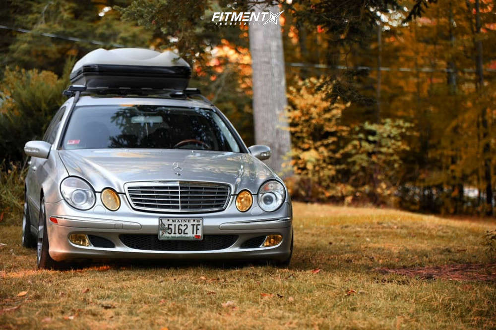 2005 Mercedes-Benz E500 4Matic with 18x9.5 Rotiform Nue and Continental ...