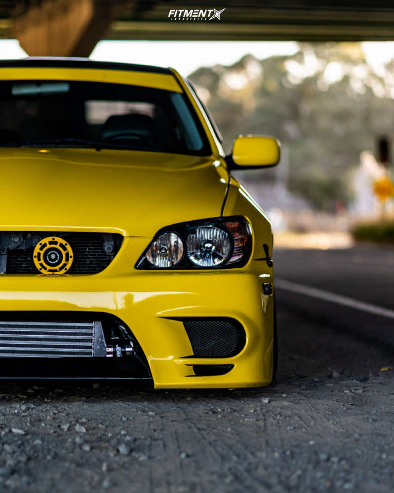 2001 Lexus IS300 Base with 17x8 JNC Jnc034 and Goodyear 215x45 on Air ...