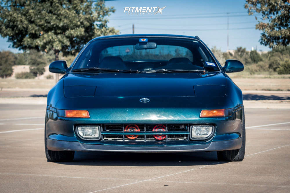 1991 Toyota MR2 Turbo with 17x8 Advan AVS-VS5 and Continental 205x40 on ...