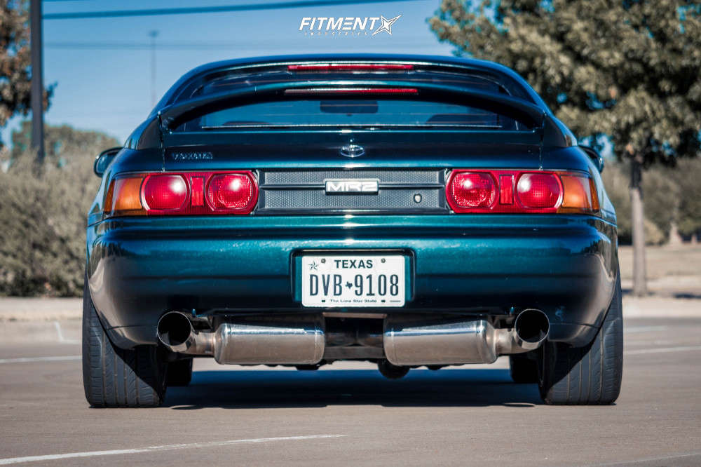 1991 Toyota MR2 Turbo with 17x8 Advan AVS-VS5 and Continental 205x40 on ...