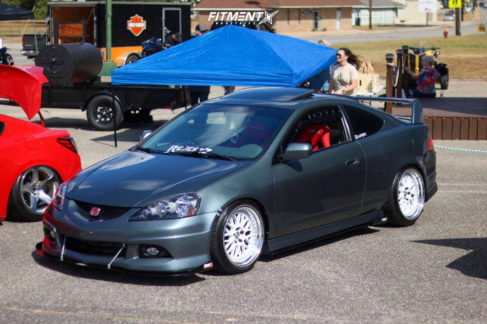 2006 Acura RSX Type-S with 18x9.5 ESR Sr01 and Michelin 215x40 on ...