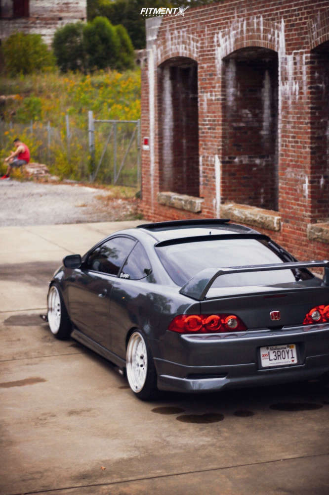 2006 Acura RSX Type-S with 18x9.5 ESR Sr01 and Michelin 215x40 on ...