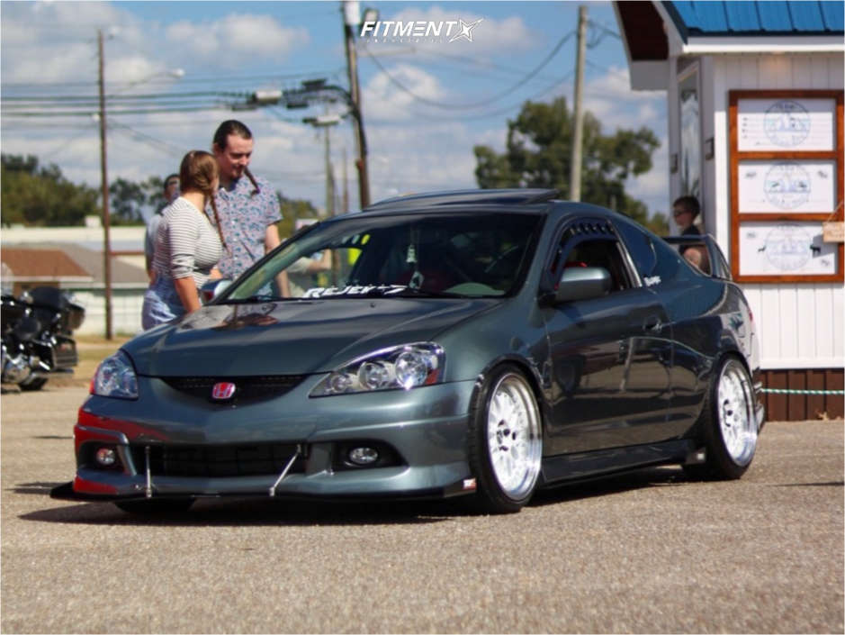 2006 Acura RSX Type-S with 18x9.5 ESR Sr01 and Michelin 215x40 on ...