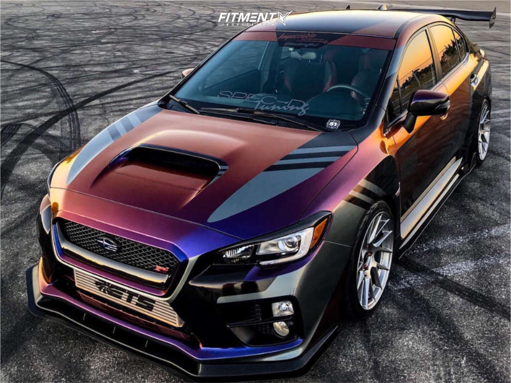 2015 Subaru WRX STI Base with 18x9.5 Enkei Tm7 and Federal 255x35 on ...