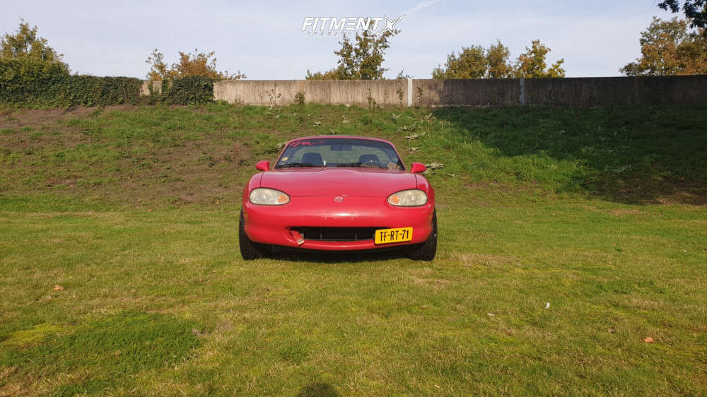1998 Mazda MX-5 Miata Base with 15x8 Japan Racing Jr3 and Vredestein ...