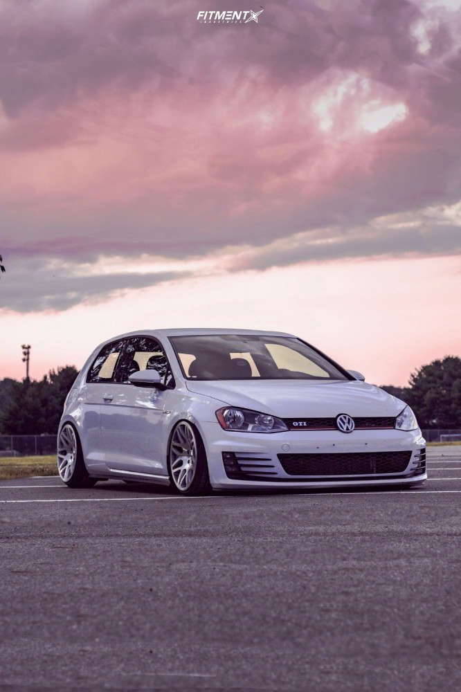 2016 Volkswagen GTI S with 18x9.5 Nine1Forged Fc8 Monoblock and Delinte ...
