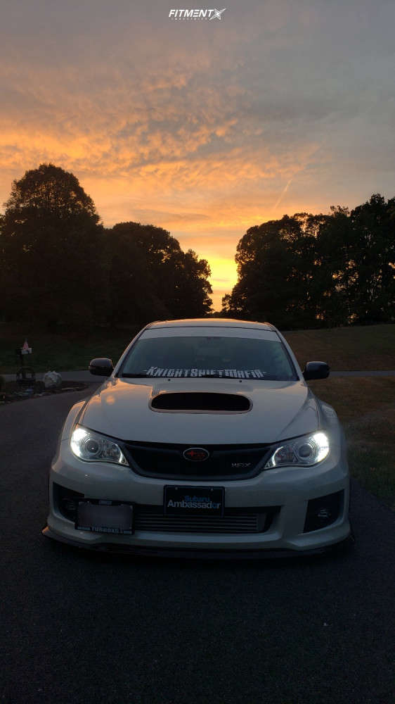 2013 Subaru WRX Limited with 18x9.5 Niche Projekt and Firestone 255x35 ...