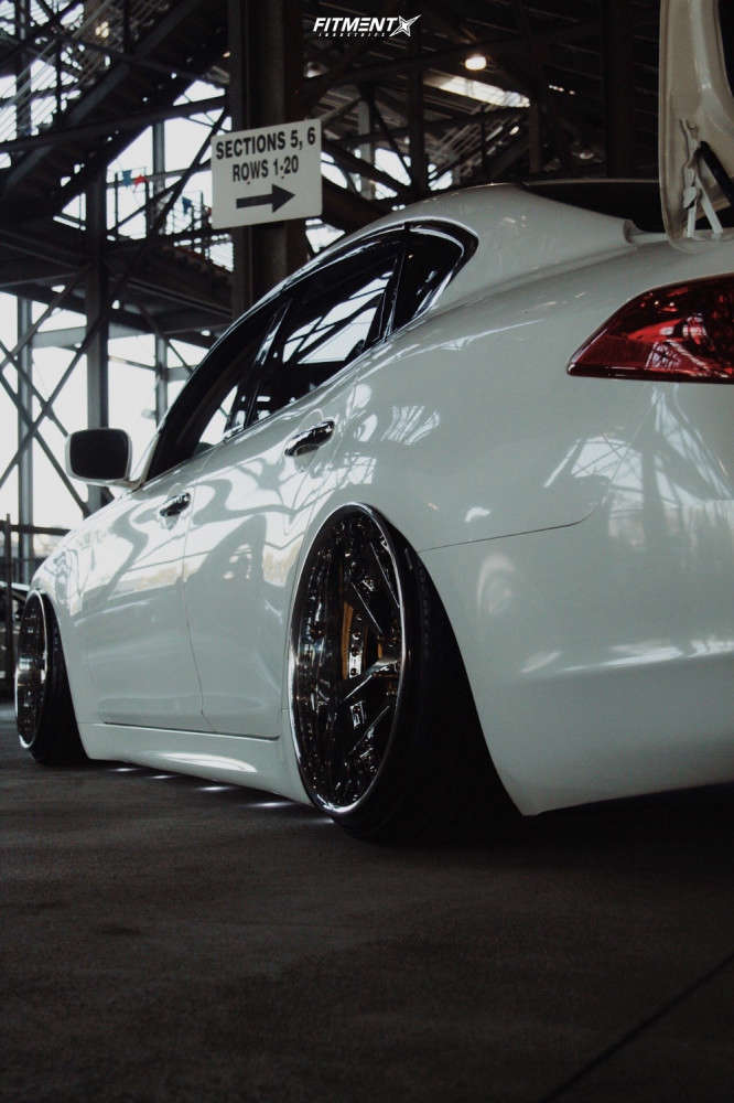 2012 INFINITI M37 Base with 20x11 Weds Lxz and Federal 245x35 on Air ...