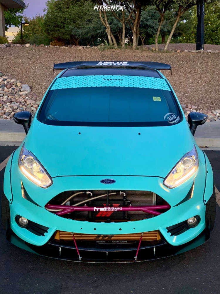 2015 Ford Fiesta ST with 17x9 Rotiform Las-r and Toyo Tires 245x35 on ...