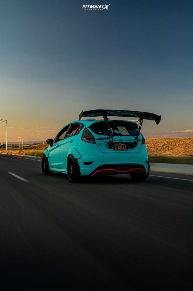2015 Ford Fiesta ST with 17x9 Rotiform Las-r and Toyo Tires 245x35 on ...