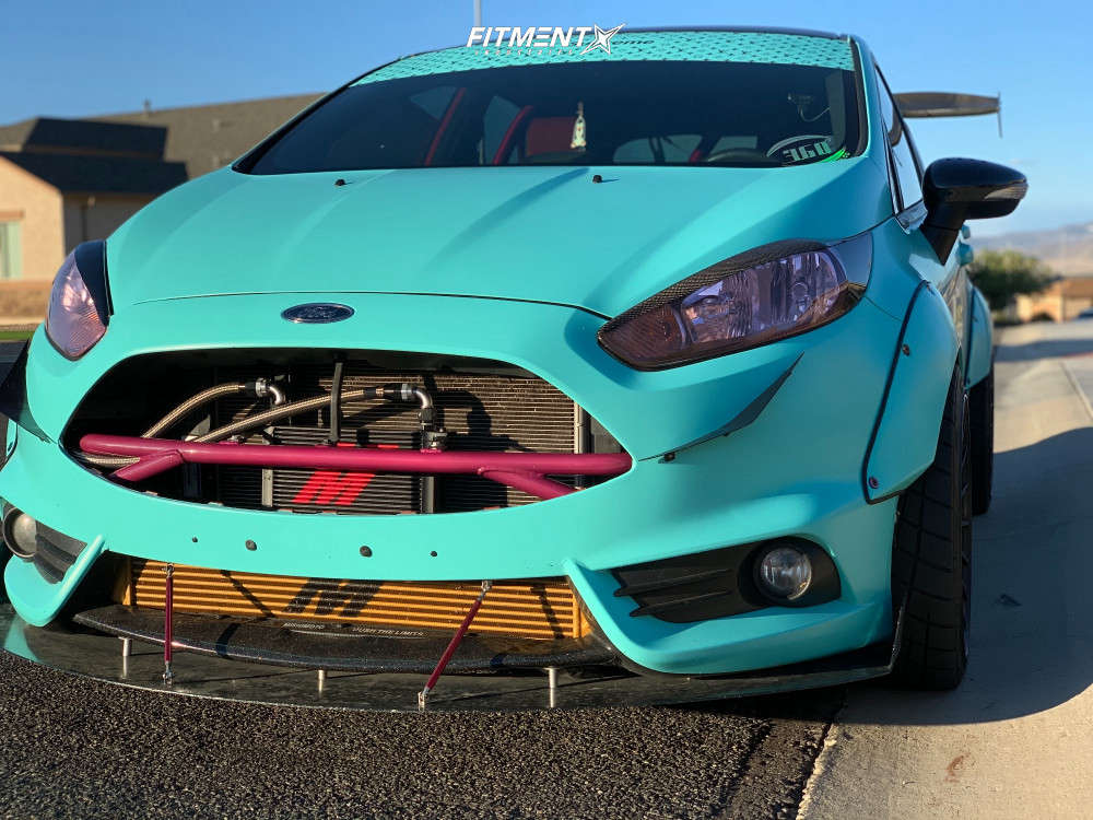 2015 Ford Fiesta ST with 17x9 Rotiform Las-r and Toyo Tires 245x35 on ...